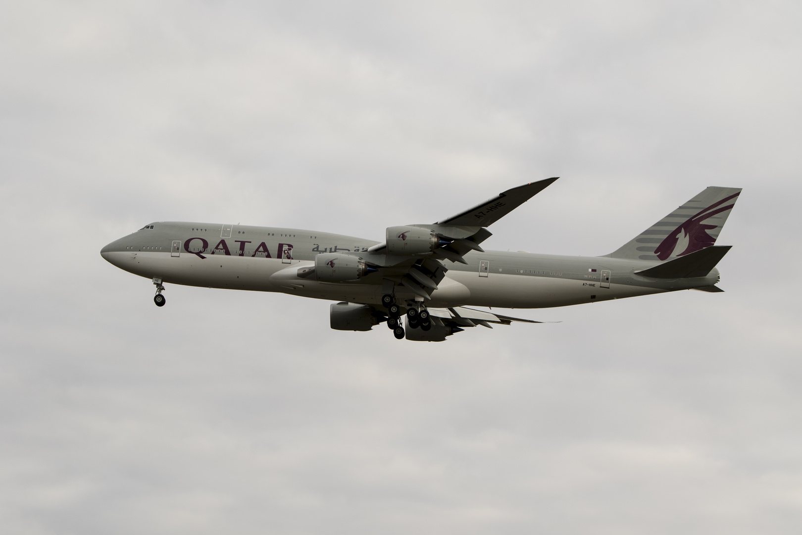 Boeing 747-8KB A7-HHE Foto & Bild | verkehr, fahrzeuge, luftfahrt ...