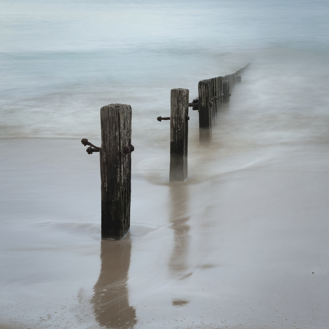 Bohlen - Langzeitbelichtung Foto & Bild | landschaft, zäune, bänke ...