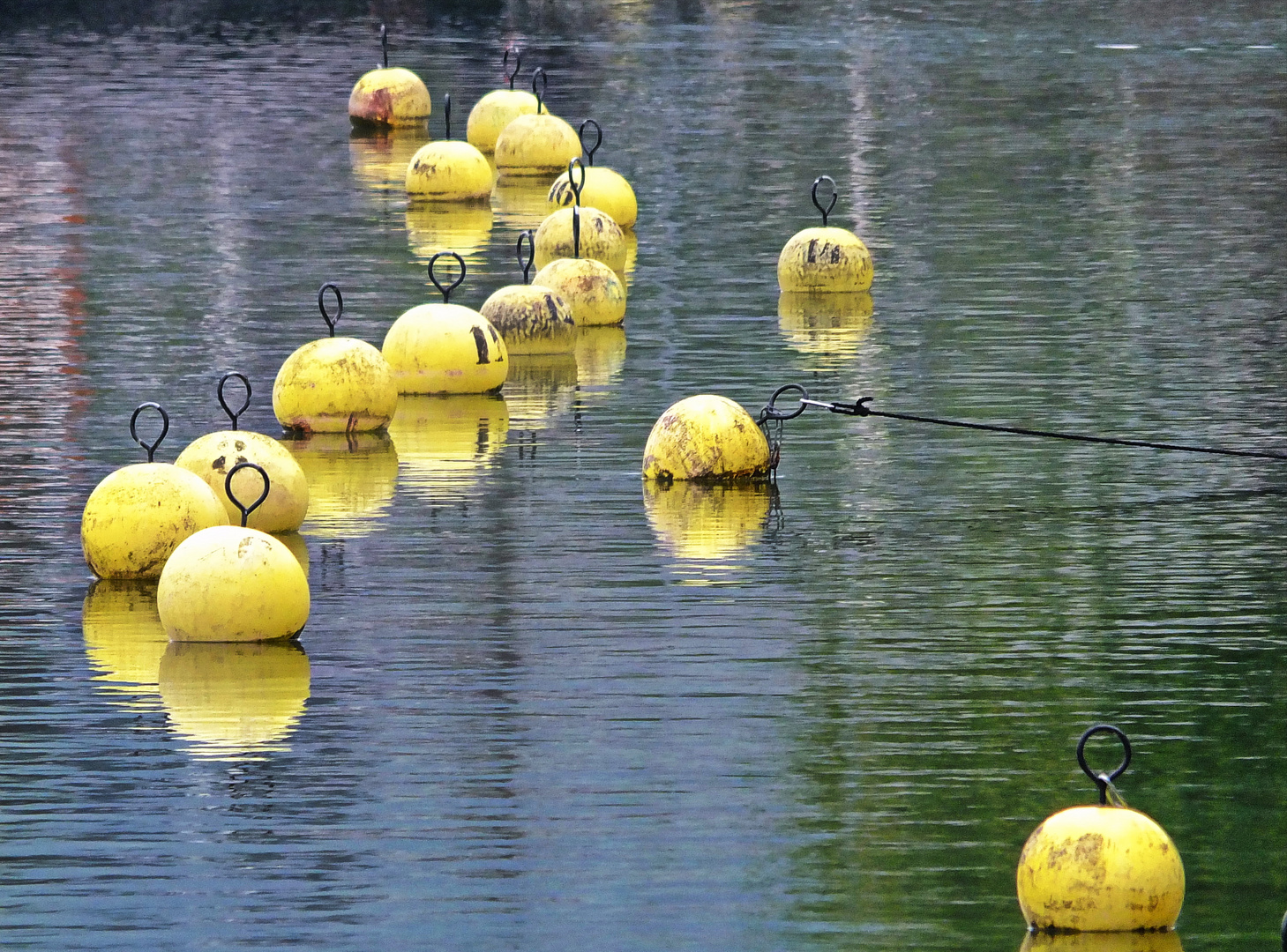 Bojen Foto & Bild | abstraktes, landschaft, bach, fluss & see Bilder ...