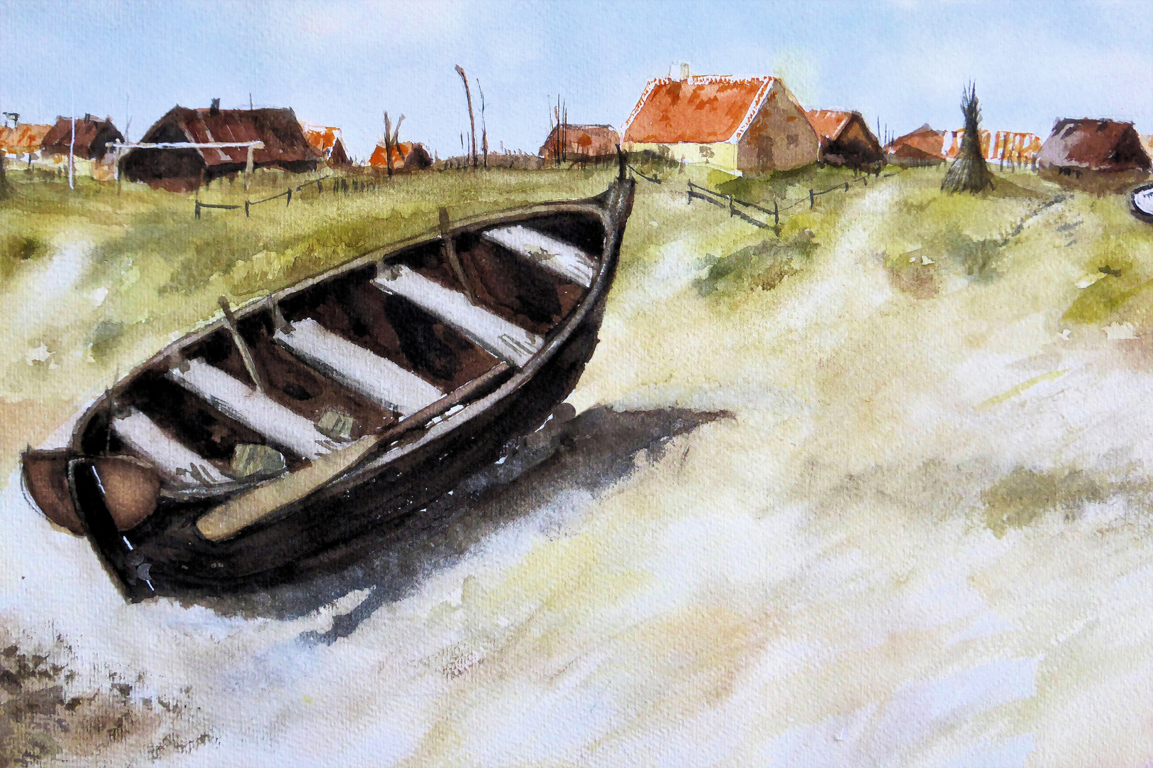 Boot am Strand von Tverstedt, Nordjütland Foto & Bild | europe ...