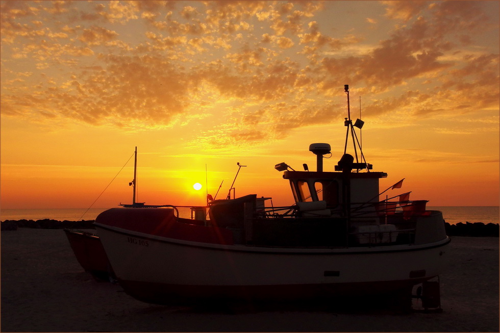 Boote am Strand Foto & Bild | europe, scandinavia, denmark Bilder auf ...