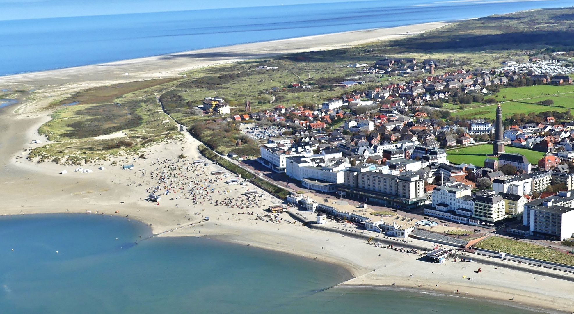 Borkum - Der Nordstrand von oben Foto & Bild | world, insel, nordstrand ...