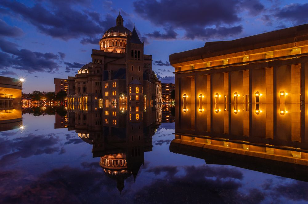 Boston Reflection Foto & Bild | architektur, architektur bei nacht ...