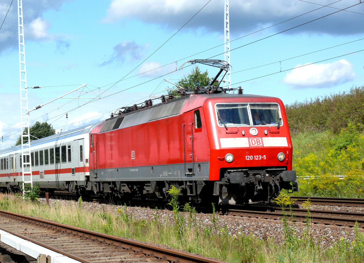 BR 120 123-5 der DB Foto & Bild | dampf-, diesel- und e-loks, eisenbahn, verkehr & fahrzeuge ...