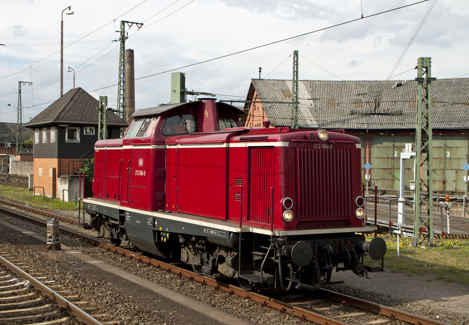 BR 212 in Bebra Foto & Bild | dampf-, diesel- und e-loks, eisenbahn ...