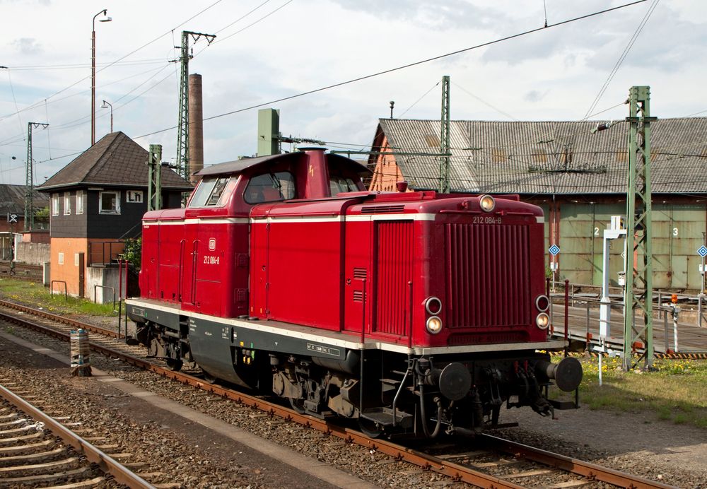 BR 212 in Bebra Foto & Bild | dampf-, diesel- und e-loks, eisenbahn ...