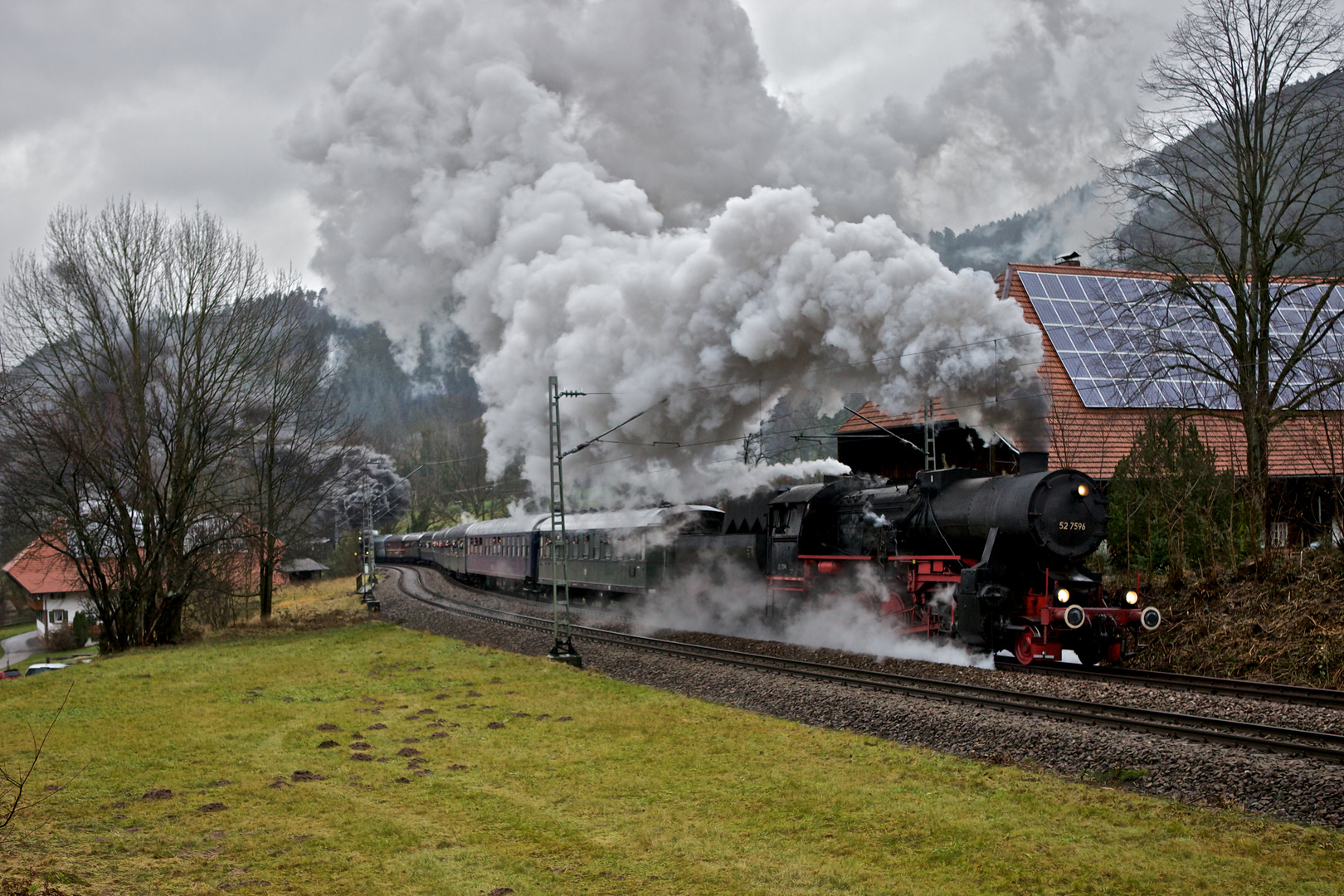 BR 52 7596 Foto & Bild | historische eisenbahnen, dr (ddr) 1949 - 1993 ...