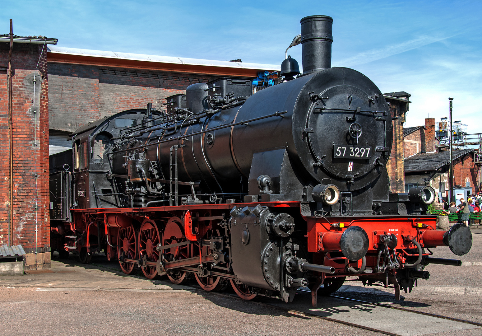 BR 57 3297 Hilbersdorf 2008 08.22. Foto & Bild | historische ...