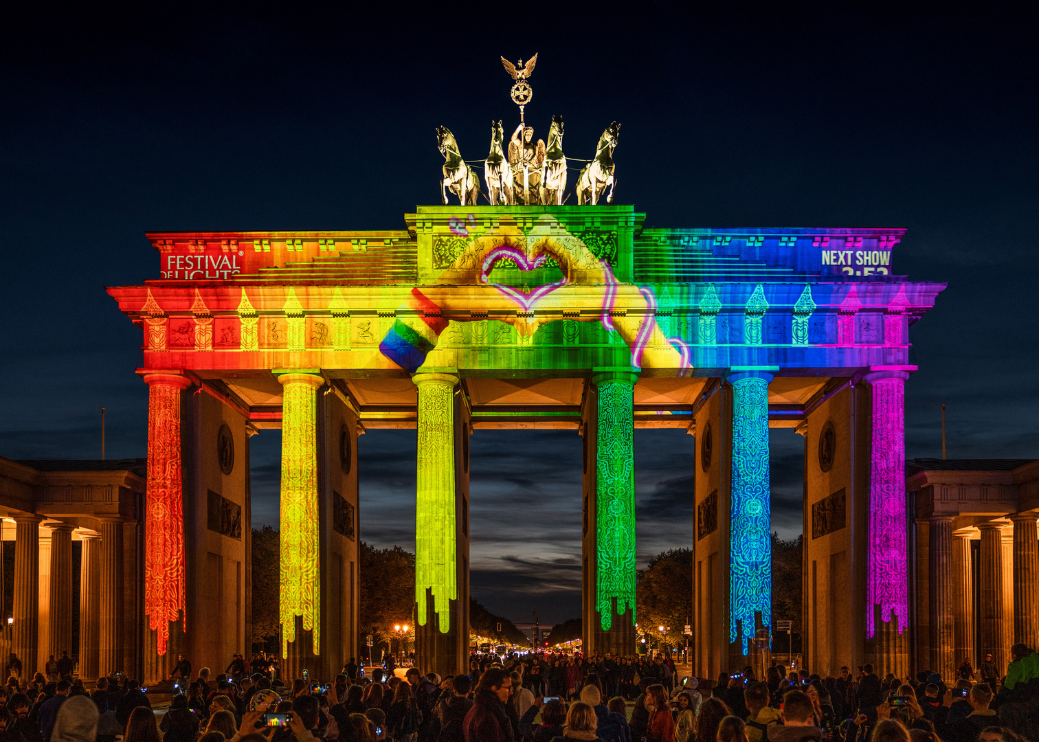 Brandenburger Tor - Festival of Lights Foto & Bild | deutschland ...