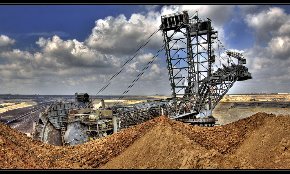 ++ braunkohle-bagger ++ Foto & Bild | industrie und technik, bergbau ...