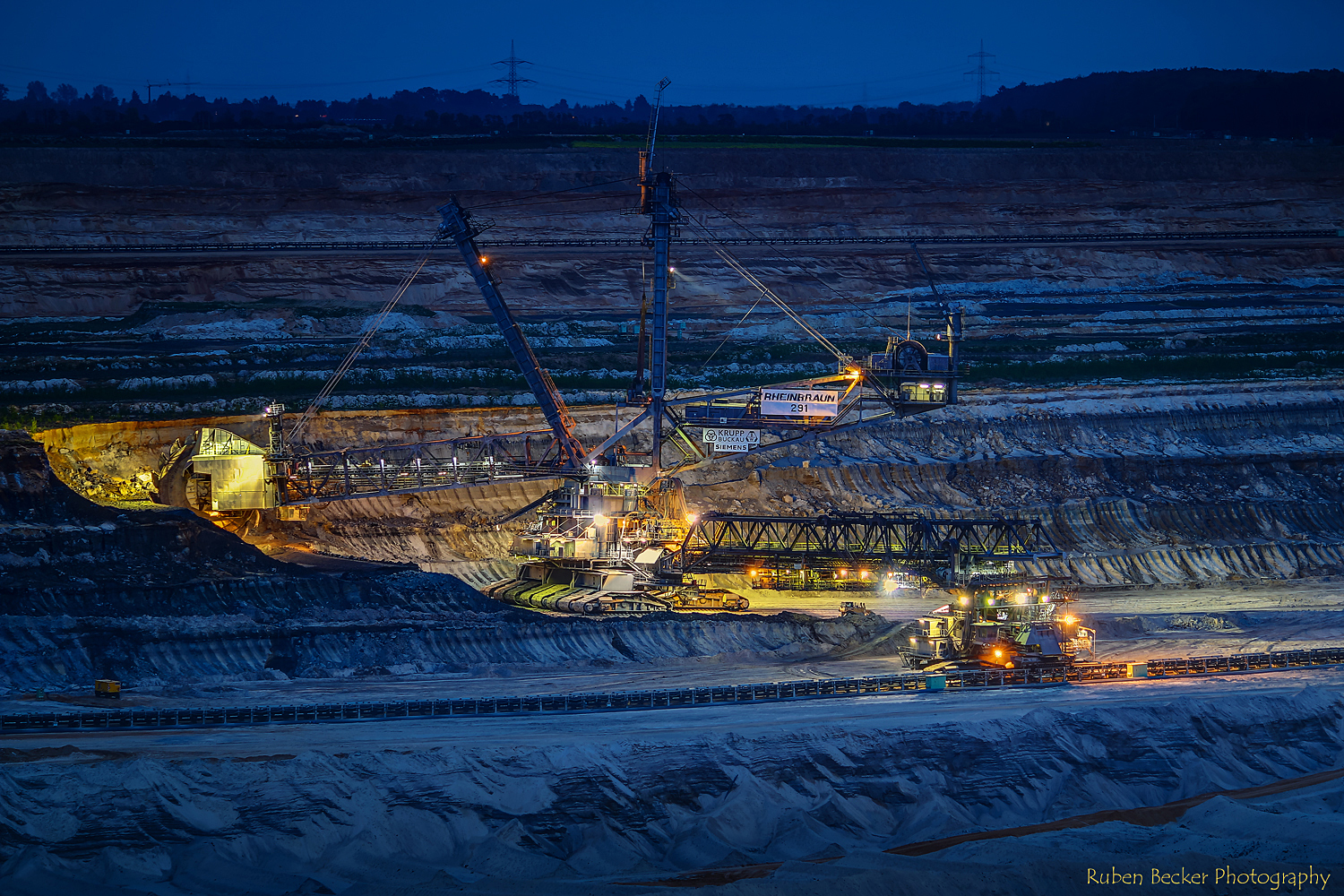 Braunkohle Tagebau Bagger I Rheinbraun 291 Foto & Bild | industrie und ...