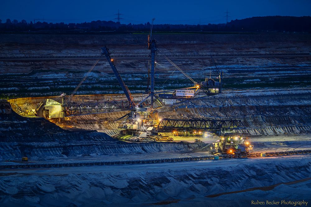 Braunkohle Tagebau Bagger I Rheinbraun 291 Foto & Bild | industrie und ...
