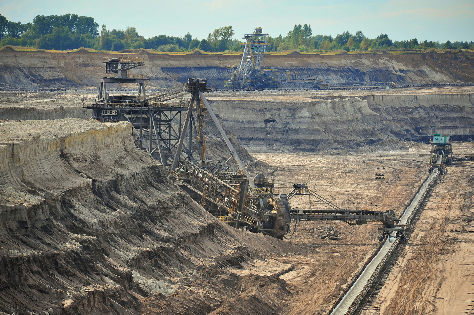 Braunkohletagebau Foto & Bild | industrie und technik, bergbau, tagebau ...