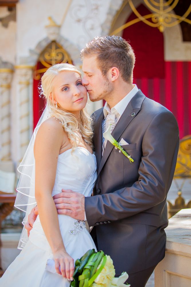 Brautpaar im Europapark Rust Foto & Bild | hochzeit, brautpaar, europapark Bilder auf fotocommunity