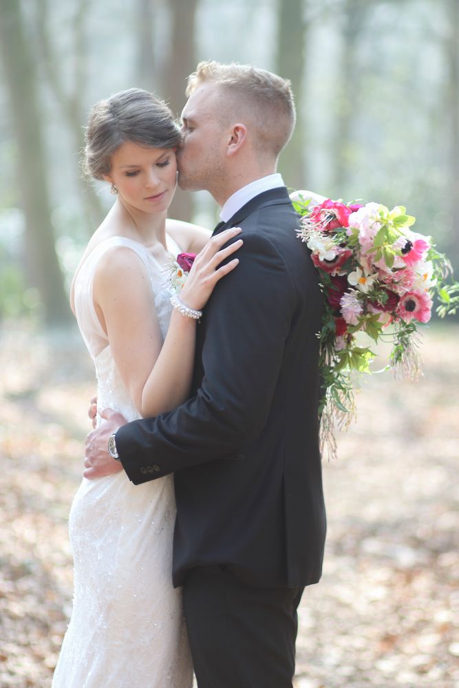 Brautpaar im Wald Foto & Bild | hochzeit, collagen, menschen Bilder auf fotocommunity