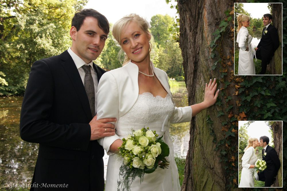 Brautpaarshooting im Clara-Zetkin-Park in Leipzig. Hochzeitsfotos für Verliebte. Foto & Bild ...