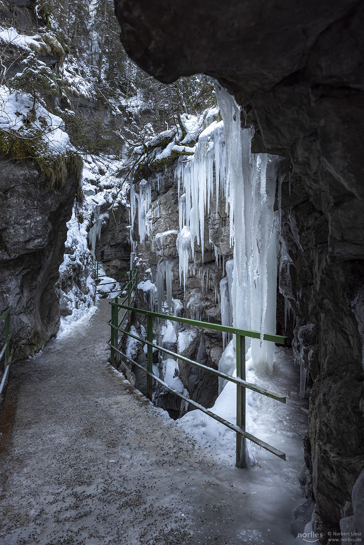 Breitachklamm mit Eis Foto & Bild | deutschland, europe, bayern Bilder ...