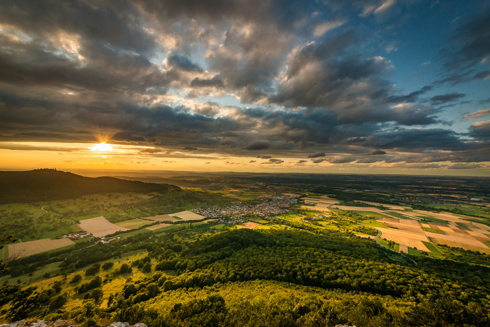 Breitenstein - Sonnenuntergang Foto & Bild | deutschland, europe, baden ...
