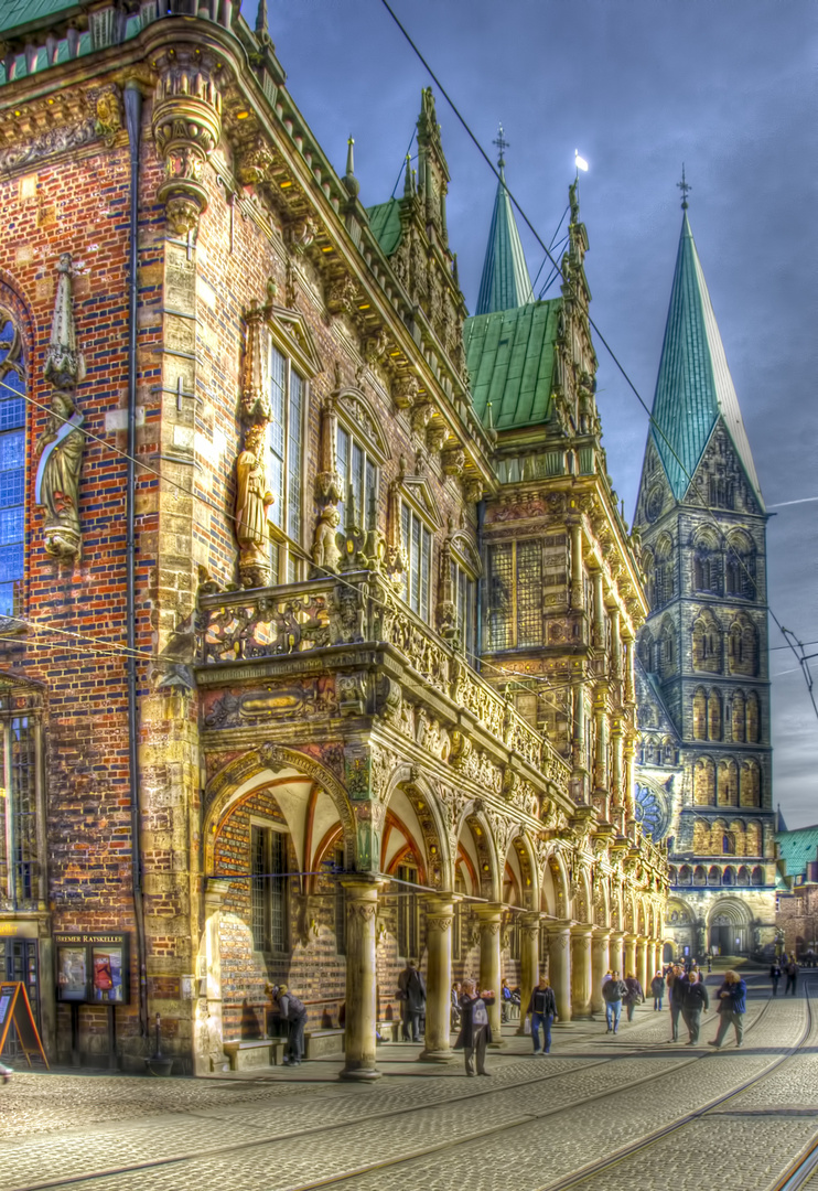 Bremer Rathaus Foto & Bild | architektur, stadtlandschaft, szene Bilder ...