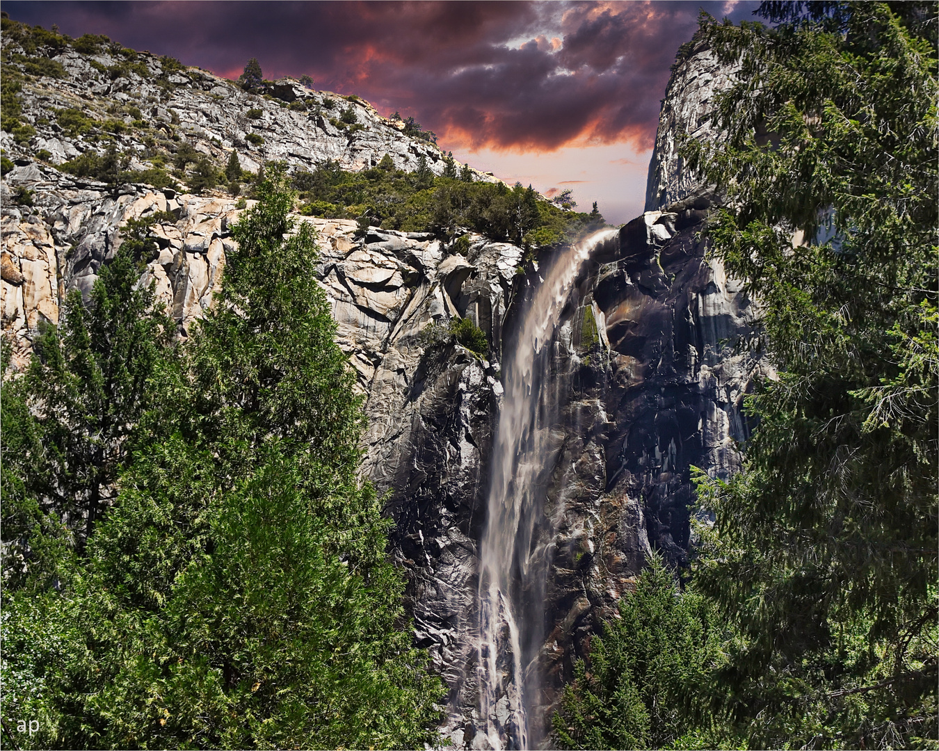 Bridalveil Fall Foto & Bild | north america, abstraktes, united states ...
