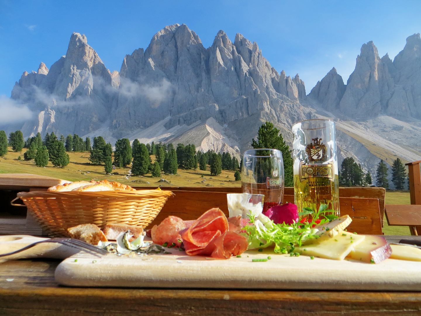 Brotzeit Foto & Bild | landschaft, berge, hütten u. wege Bilder auf ...