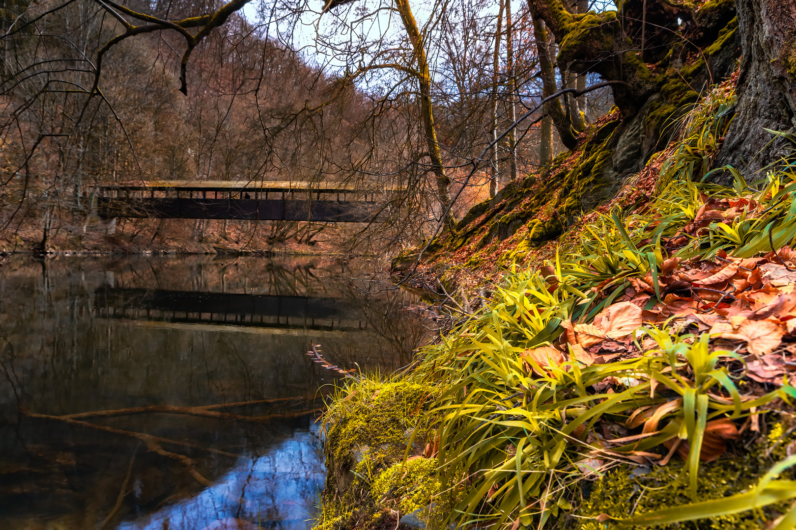 Brücke über die Wied Foto & Bild | architektur, landschaft, straßen ...