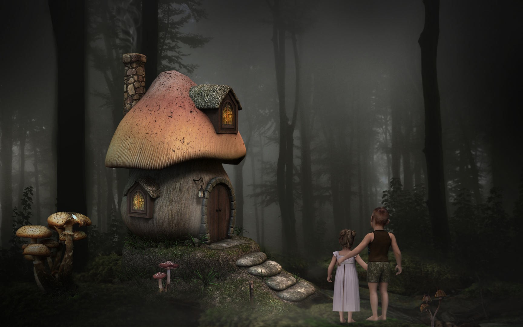 Brüderchen und Schwesterchen Foto & Bild | fotomontage, composing , digiart challenge Bilder auf ...