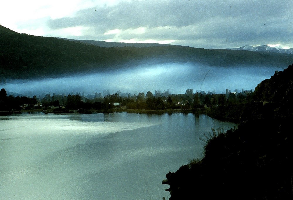 Bruma sobre la ciudad Imagen & Foto | paisajes, atardeceres y ...