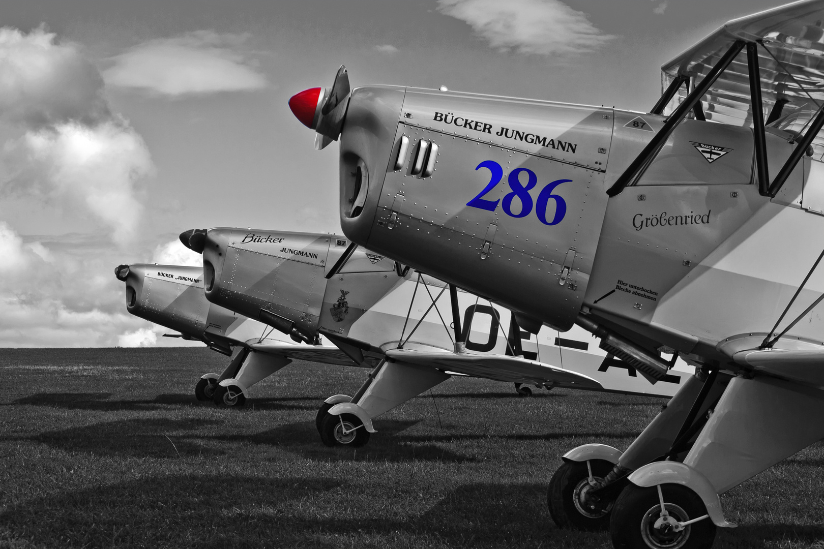 Bücker / Red Nose 286 Foto & Bild | luftfahrt, oldtimer-flugzeuge ...