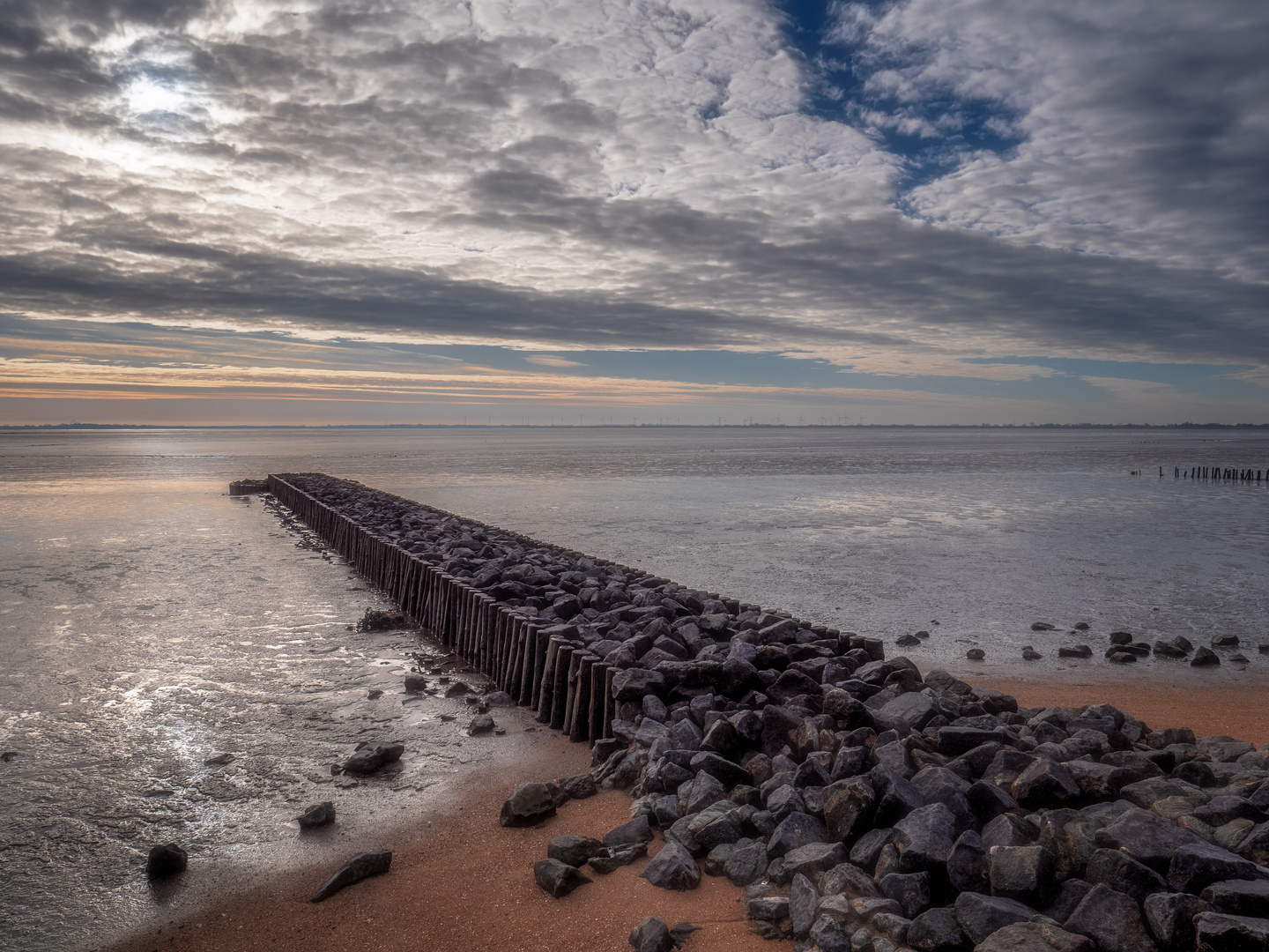 Buhne im Watt Foto & Bild | landschaft, meer & strand, watt Bilder auf ...