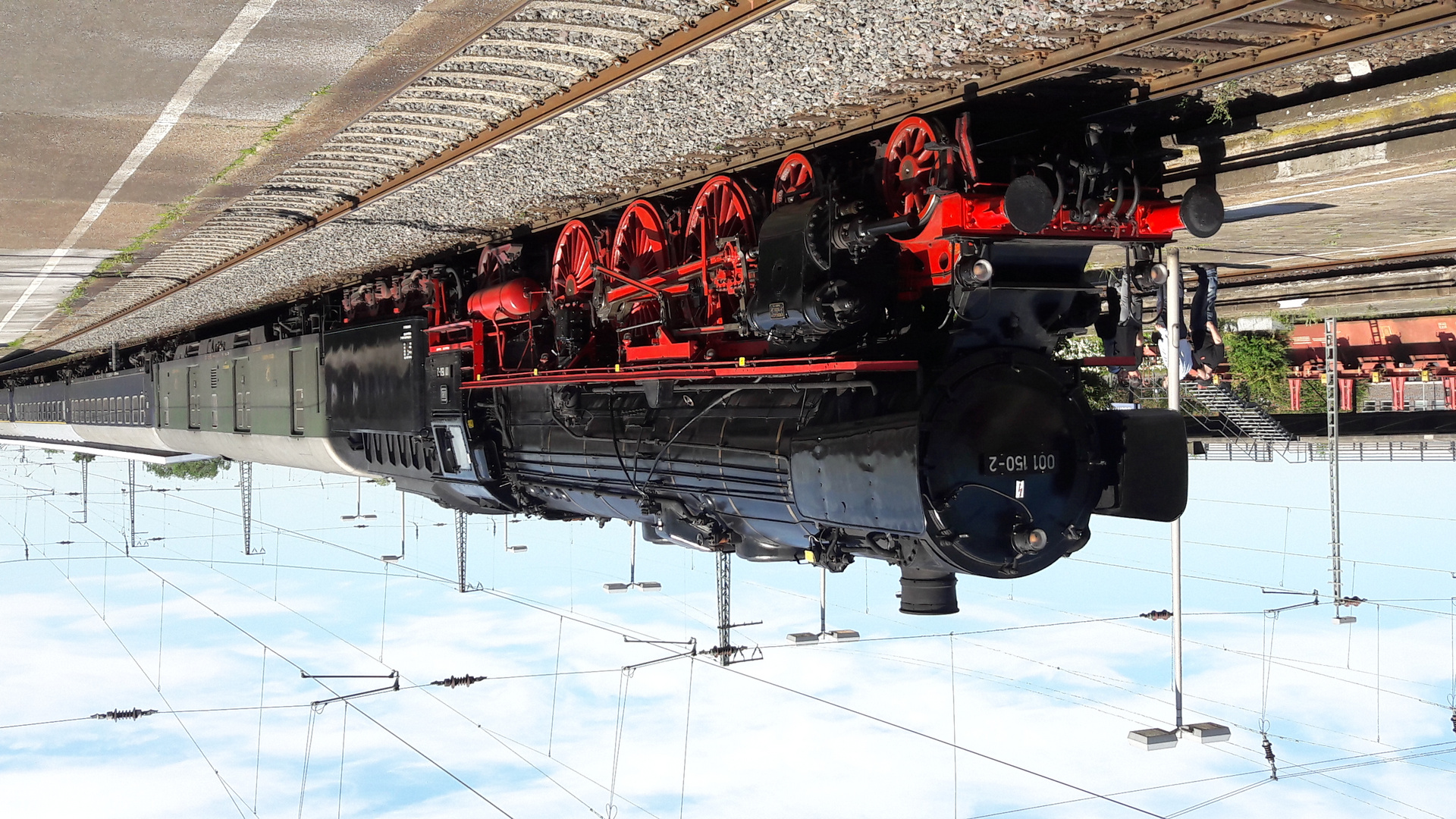 Bundesbahn D Zug abfahrbereit in EOB. Foto & Bild | eisenbahn, verkehr ...