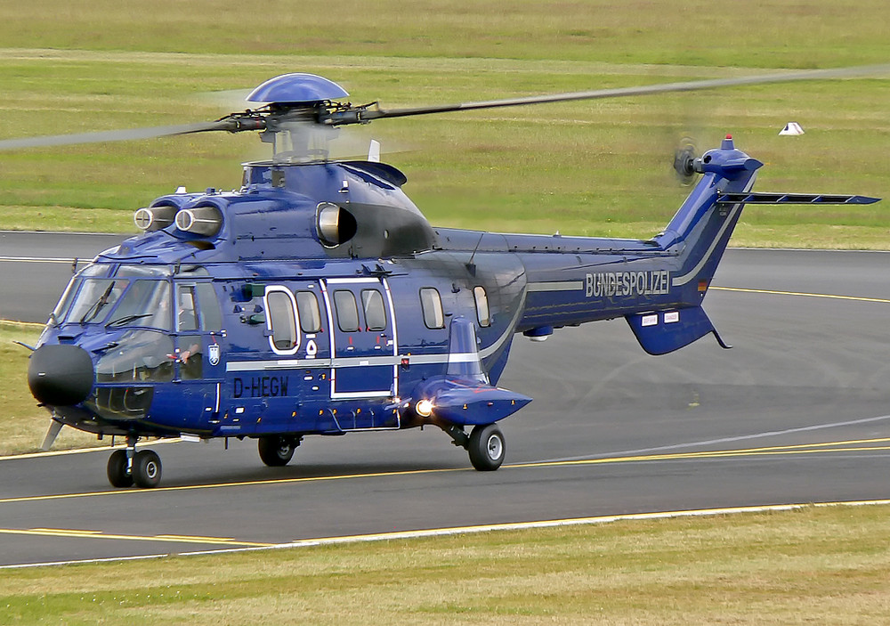 Bundespolizei Aerospatiale AS-332 L1 Super Puma , D-HEGW Foto & Bild | luftfahrt, hubschrauber ...
