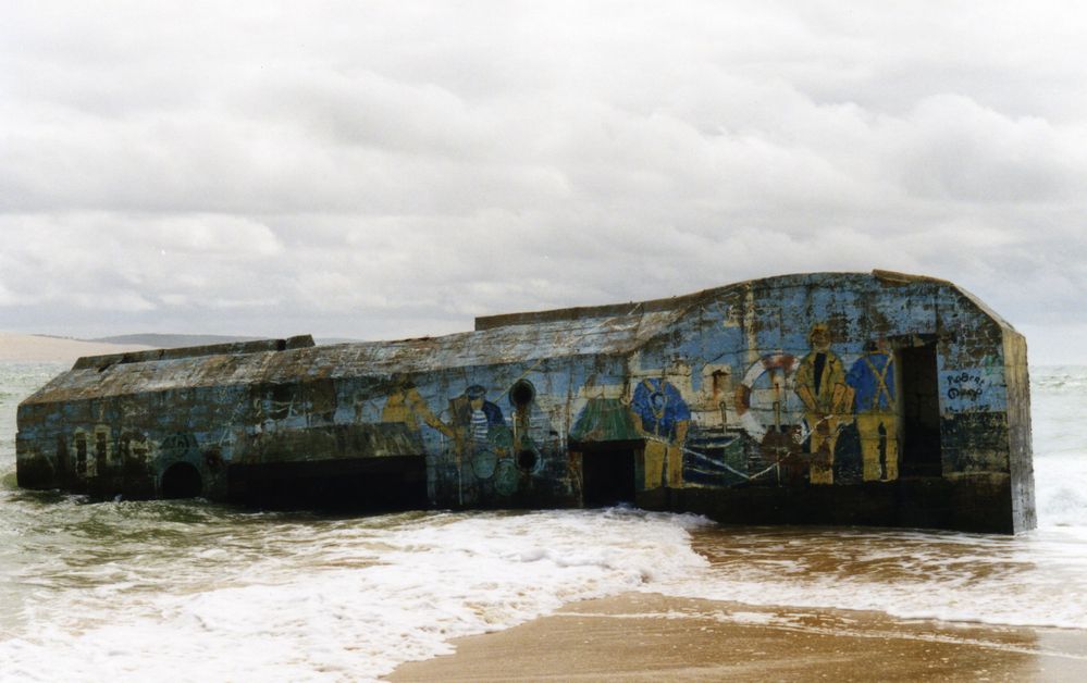 Bunker in Südfrankreich im Atlantik bei Bordeaux Foto & Bild ...