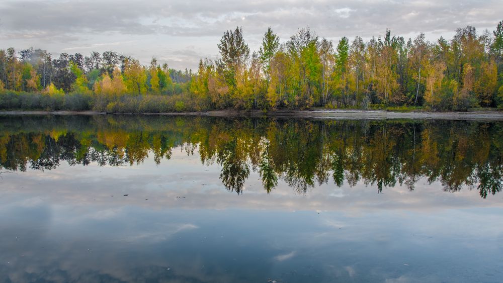 Bunter Herbstspiegel Foto & Bild | landschaft, jahreszeiten, herbst Bilder auf fotocommunity