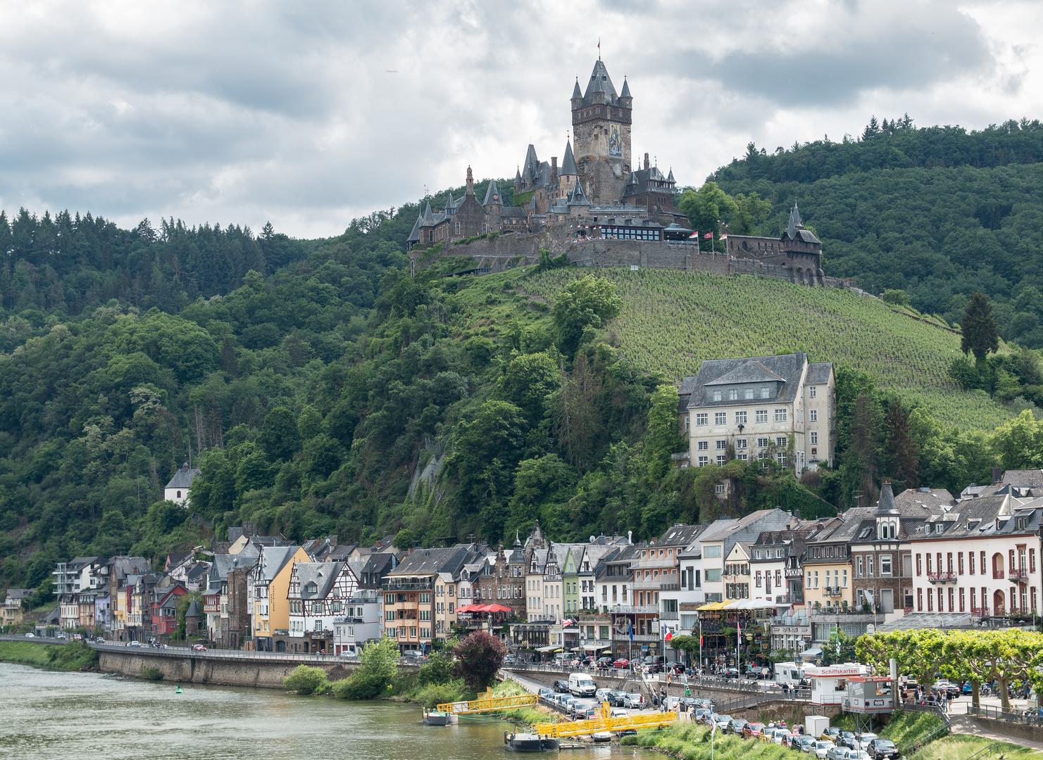 Burg Cochem Foto & Bild | landschaft, bach, fluss & see ...
