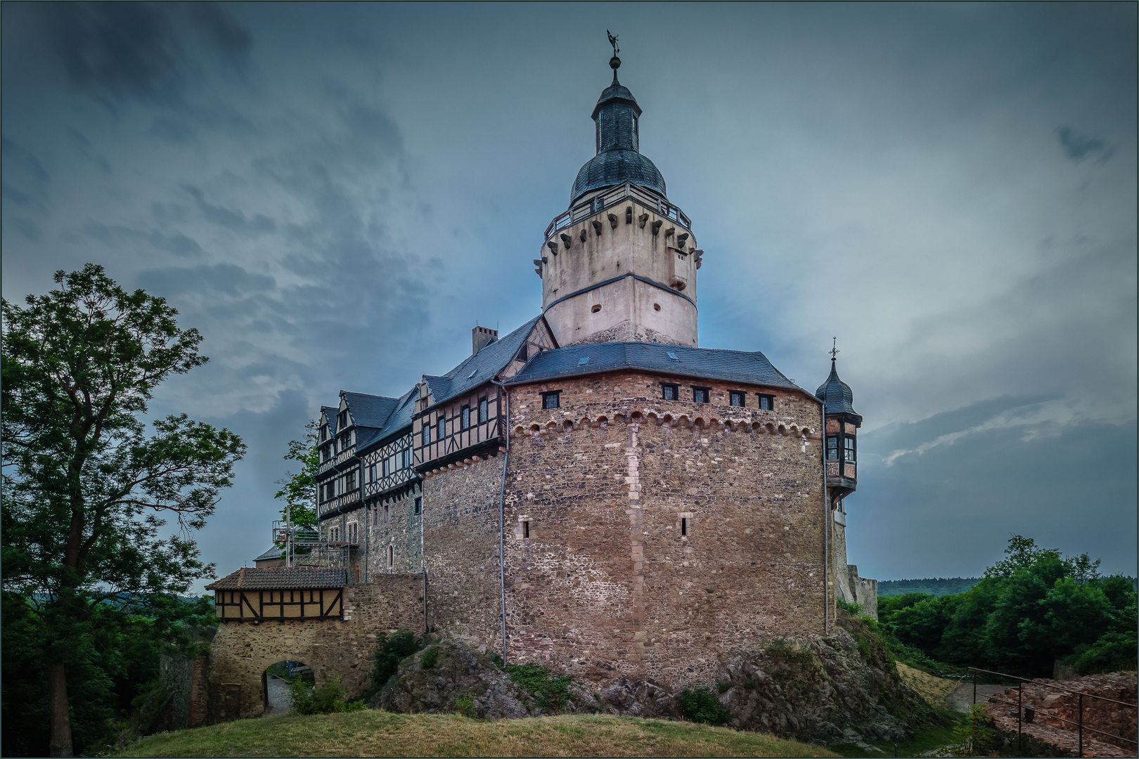 Burg Falkenstein am Abend. Foto & Bild | world, natur, burg Bilder auf ...