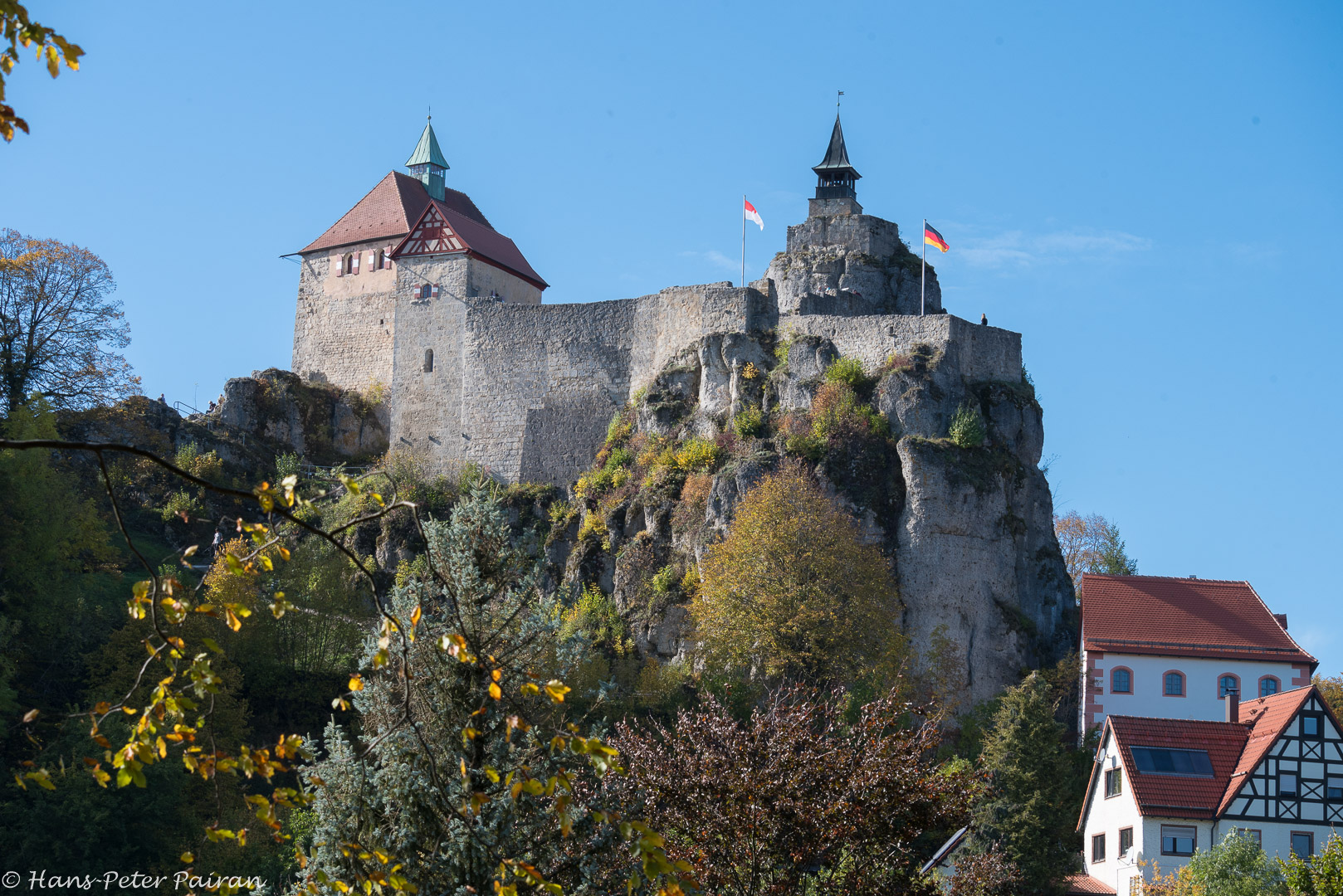 Burg Hohenstein Foto & Bild | himmel, natur, herbst Bilder auf ...