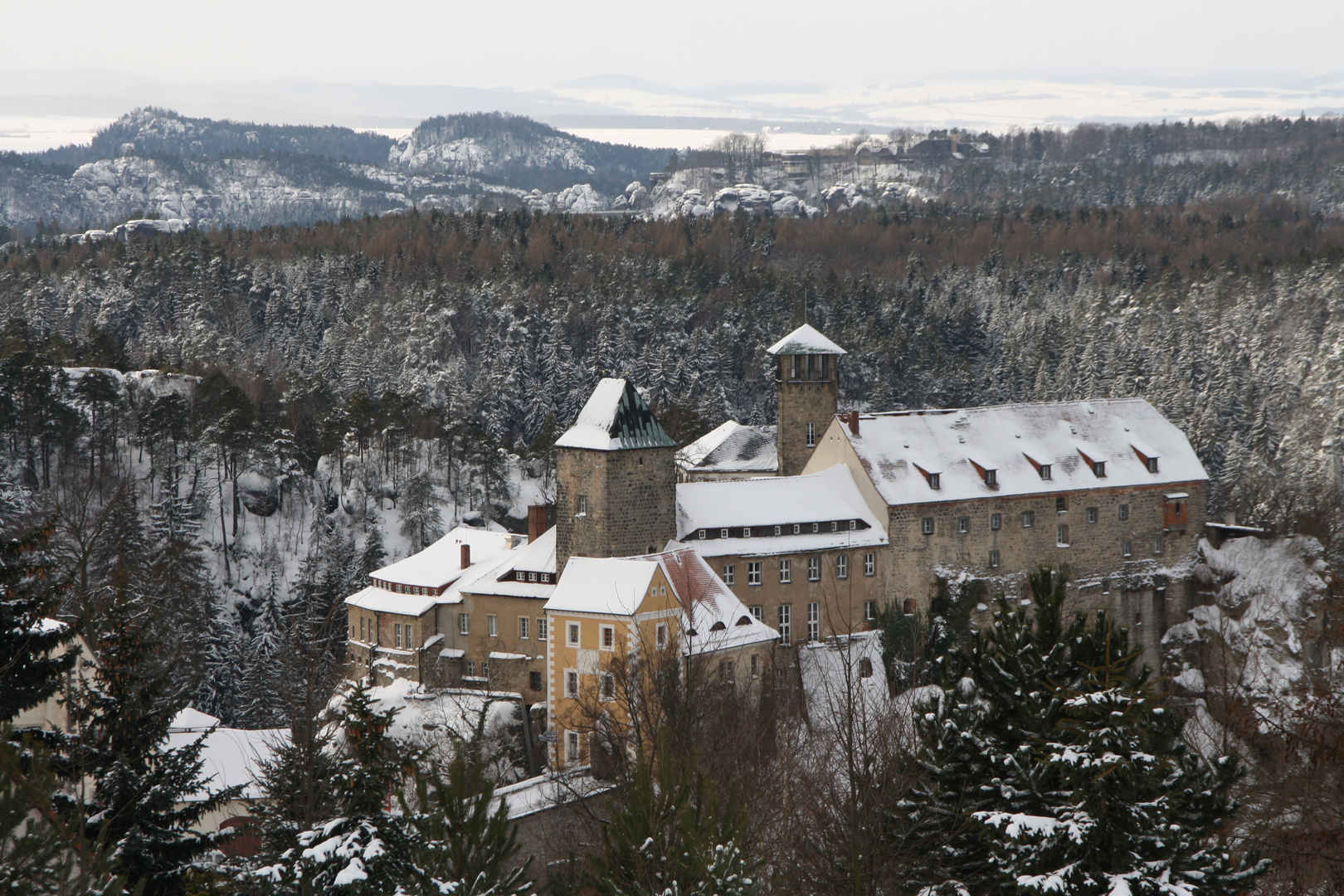Burg Hohnstein Sächsische Schweiz Foto & Bild | landschaft, natur ...