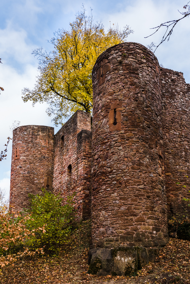 Burg Montclair Foto & Bild | natur, herbst, landschaft Bilder auf ...