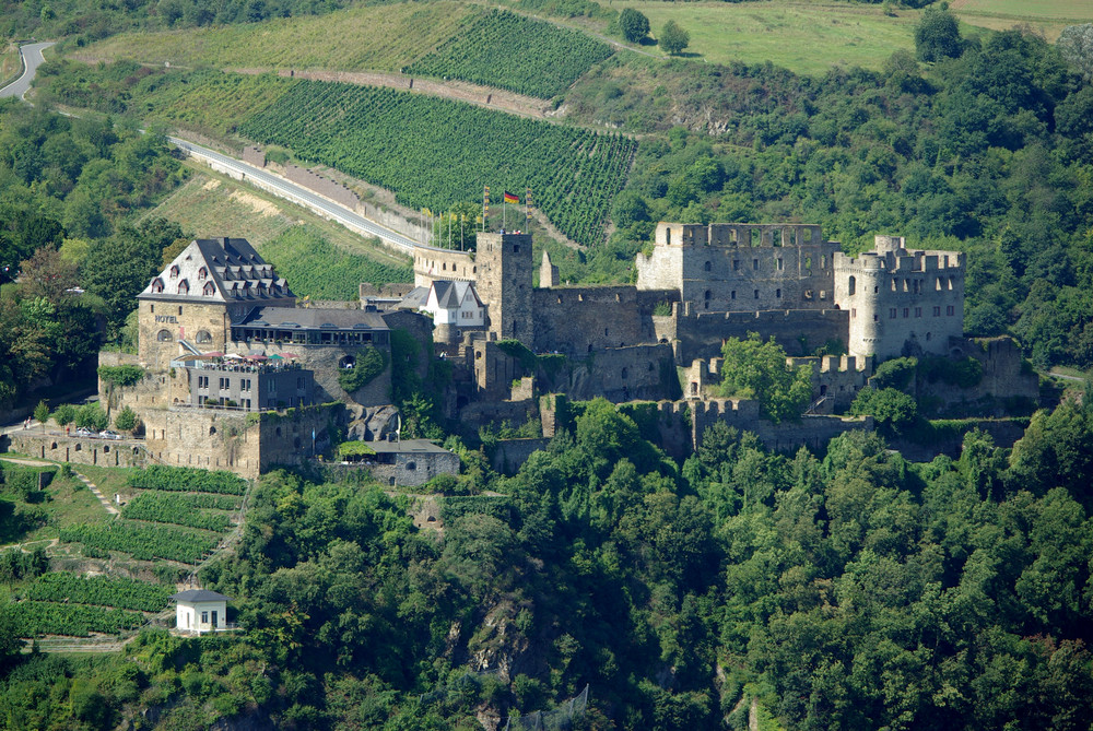 Burg Rheinfels über St.Goar / Rhein Foto & Bild | architektur ...