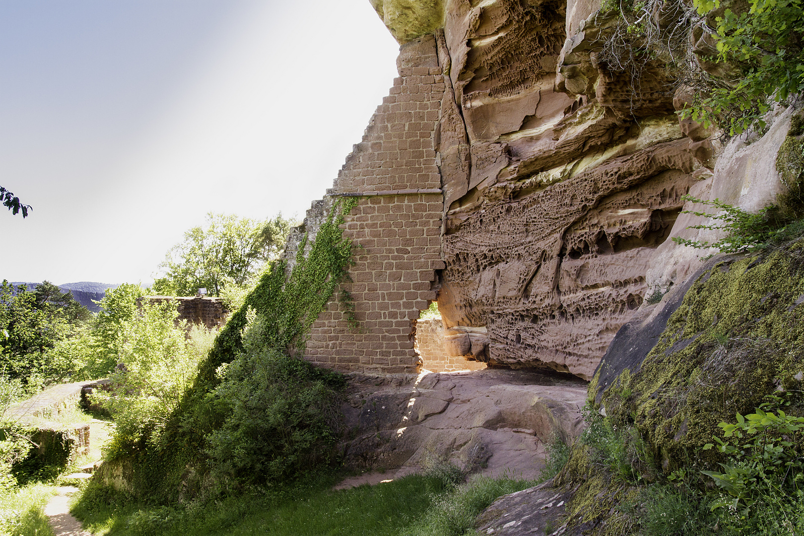 Burgenmassiv Altdahn – Grafendahn – Tanstein Foto & Bild | deutschland ...