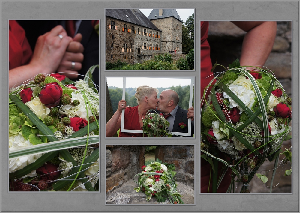 Burghochzeit Foto & Bild | hochzeit, collagen, geliebte menschen Bilder auf fotocommunity