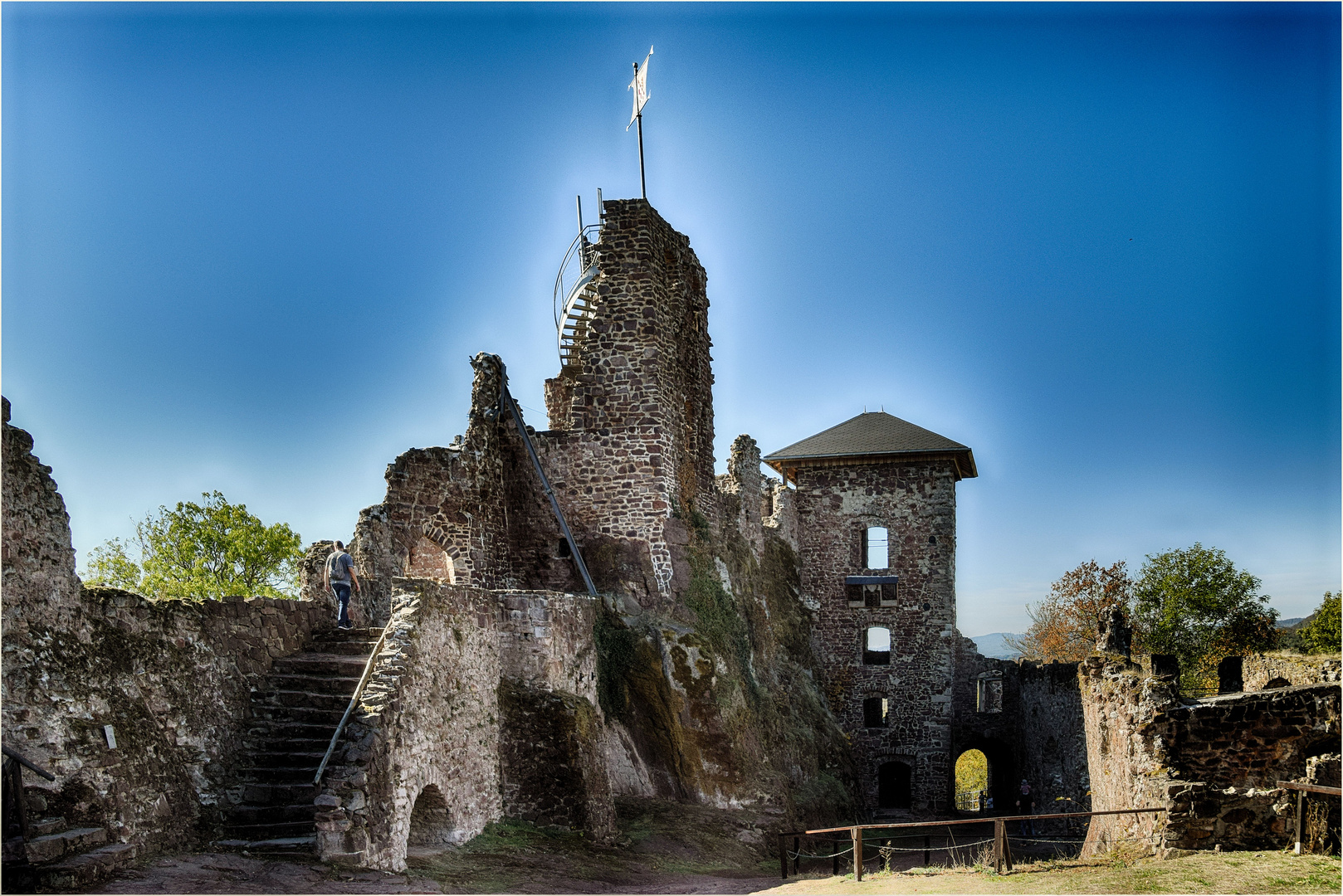 Burgruine Hohnstein 1 Foto & Bild | architektur, motive, burgen Bilder ...