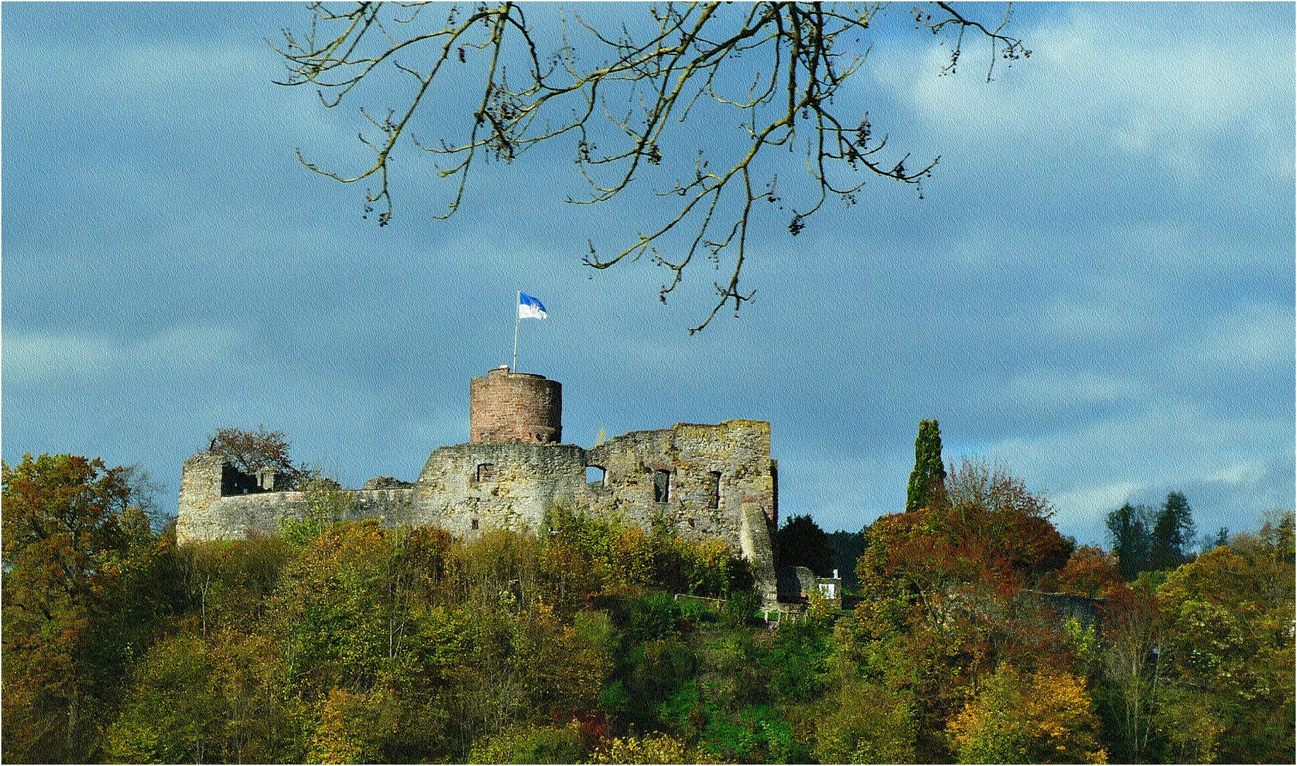Burgruine Polle - Oktober 2022 Foto & Bild | architektur, motive ...