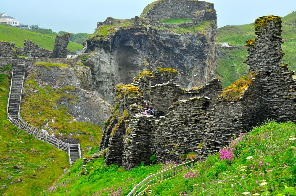 Burgruine Tintagel, Cornwall Foto & Bild | world, cornwall, england Bilder auf fotocommunity