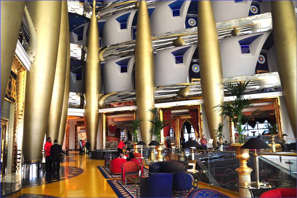 BURJ AL ARAB LOBBY Foto & Bild | architektur, profanbauten, hotels ...