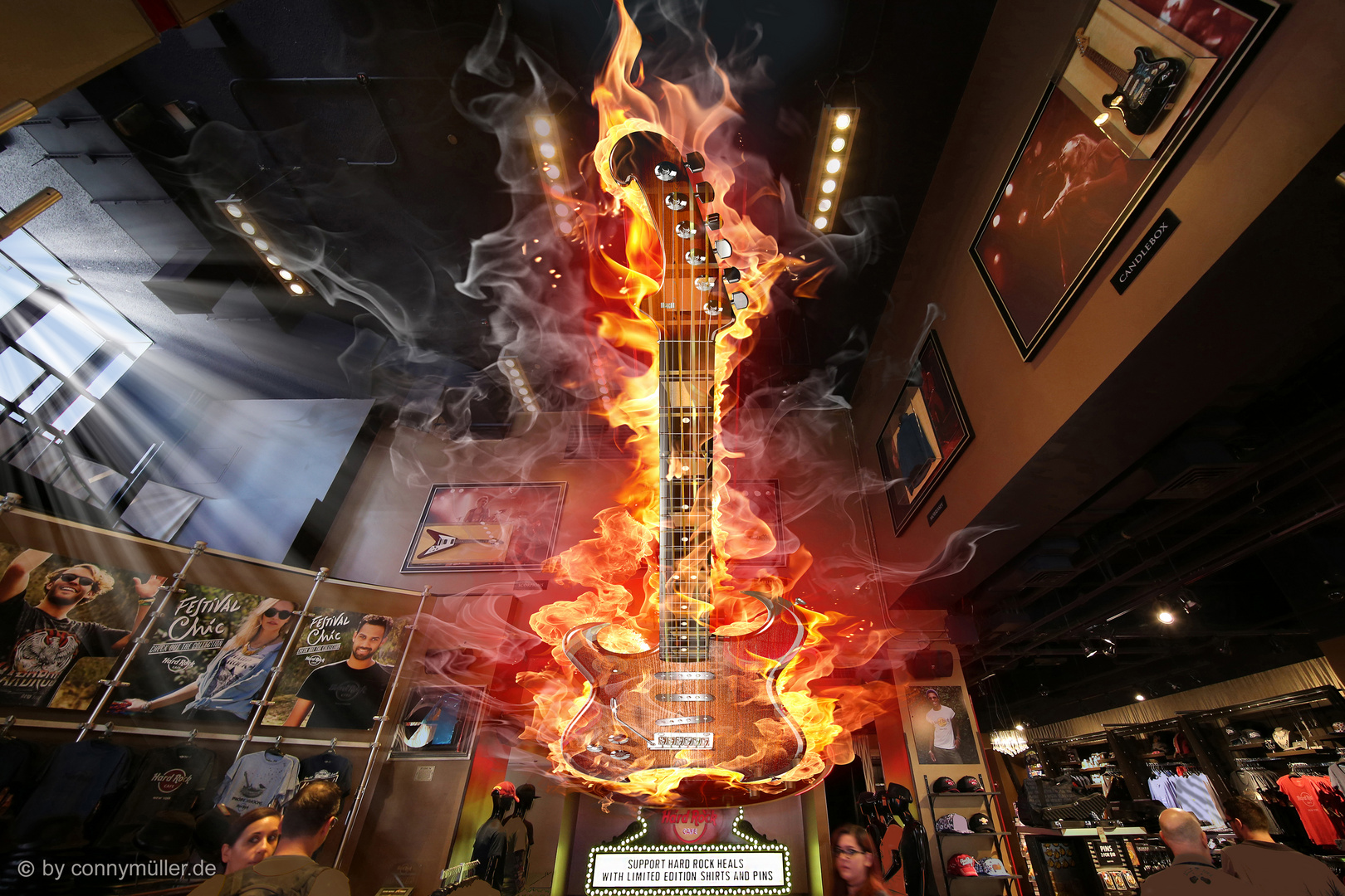 Burning Guitar Foto & Bild | nyc, guitar, new york city Bilder auf ...