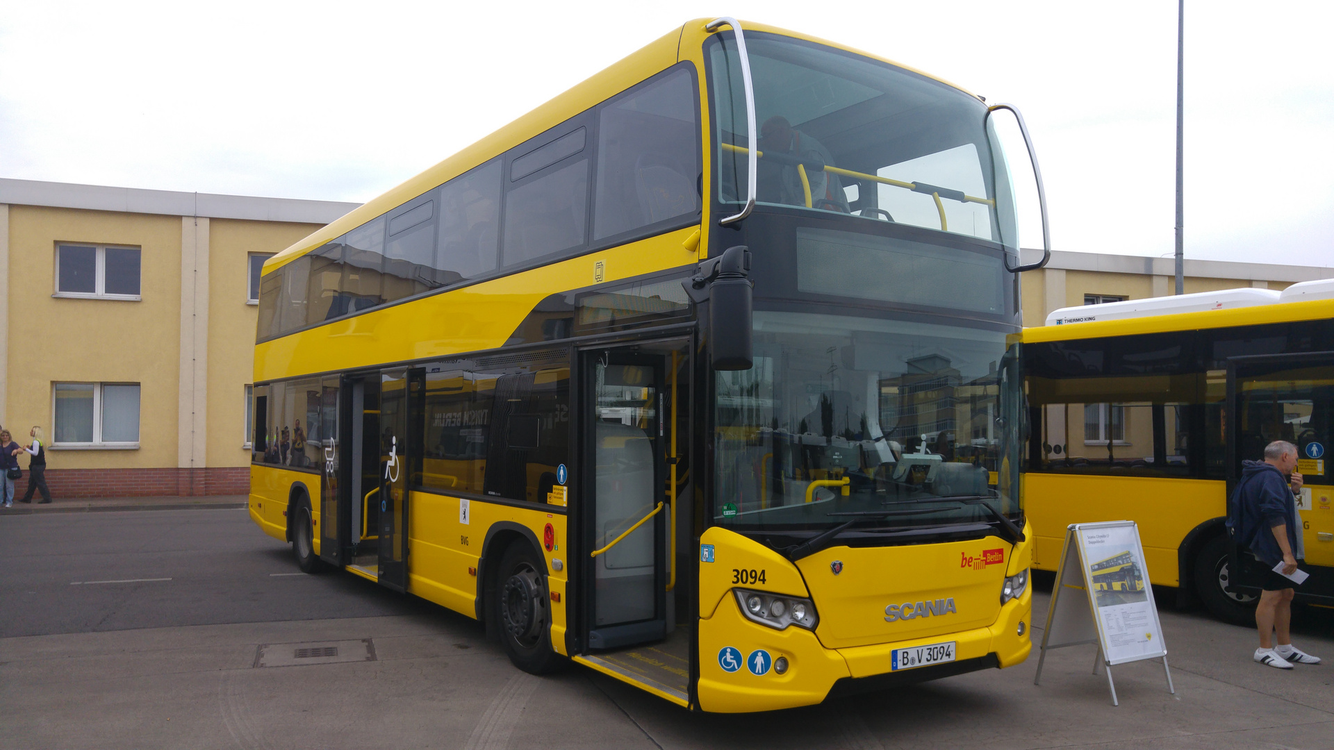 Bus 3094, der neueste Berliner Doppeldecker-Prototyp Foto & Bild | bus ...