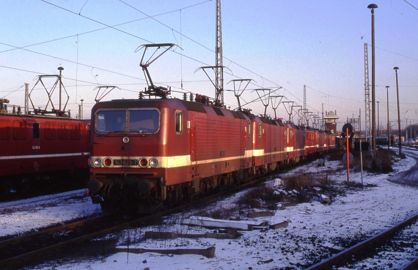 Bw Wustermark am 1 Jan.1993 Foto & Bild | fotos, eisenbahn, verkehr ...