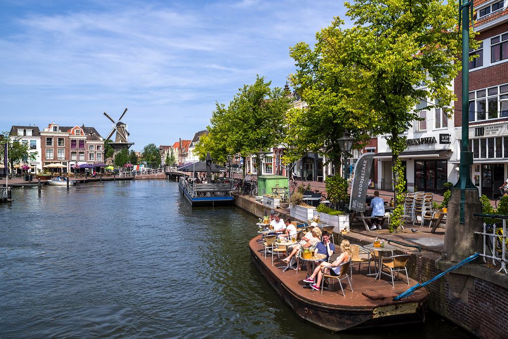 Cafè auf der Gracht Foto & Bild | world, holland, leiden Bilder auf ...